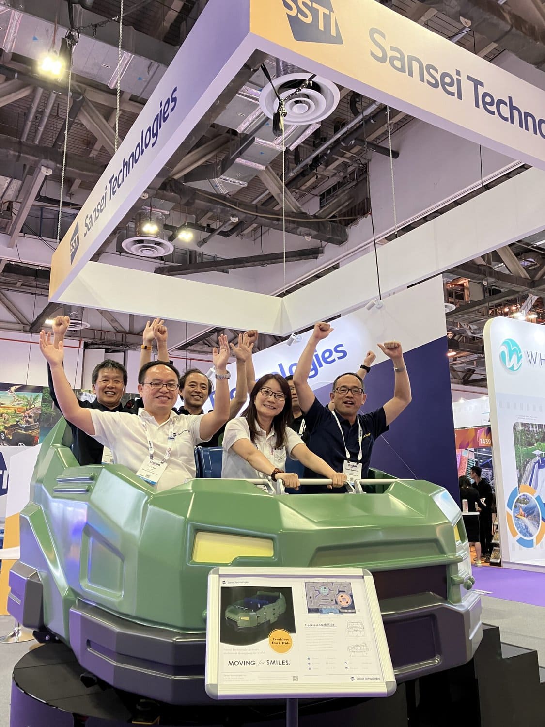 Sansei Technologies presents new trackless dark ride system - DRdb