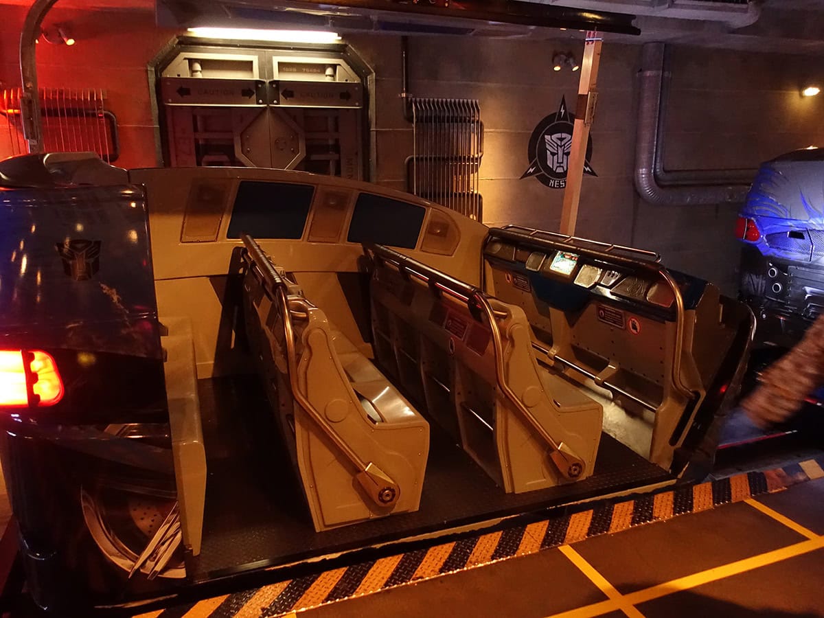 Universal Studios Singapore Transformers Ride Inside